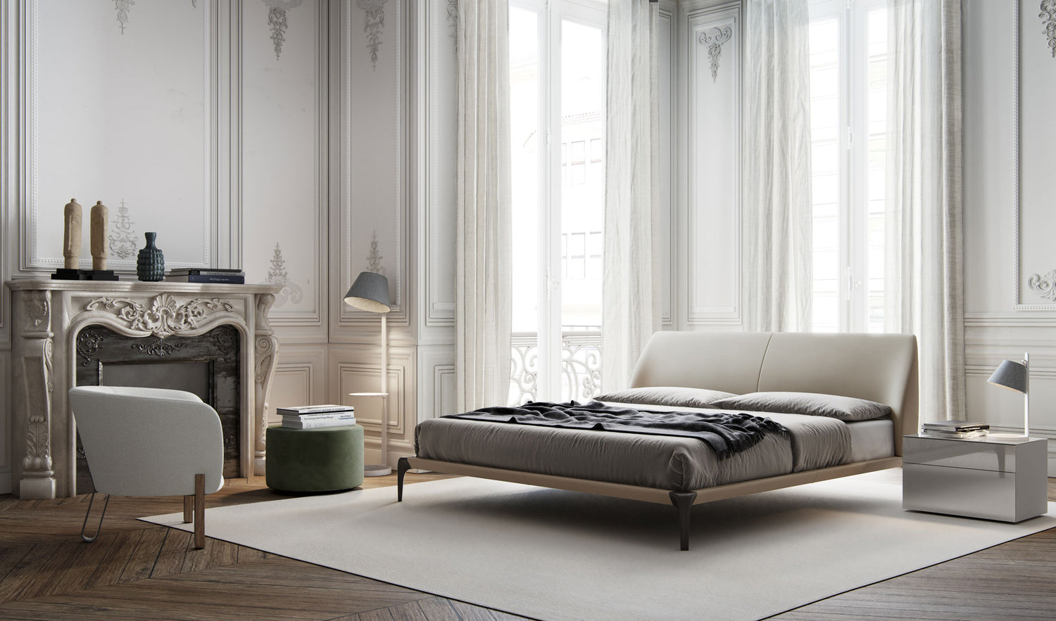 Vanderbilt Bed - Modern Beds by Modloft